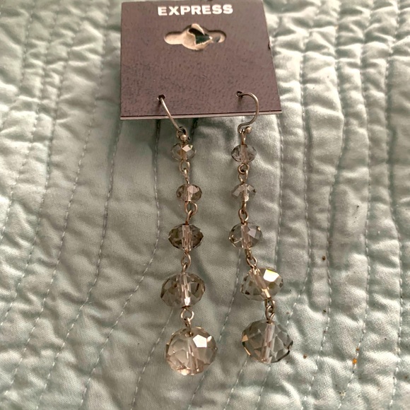 Express | Jewelry | Express Crystal Drip Dangle Earrings 22 | Poshmark